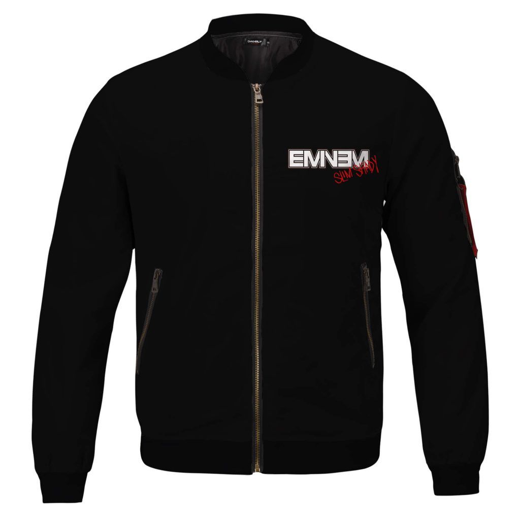 American Rapper Eminem Head My Name Is Dope Bomber Jacket