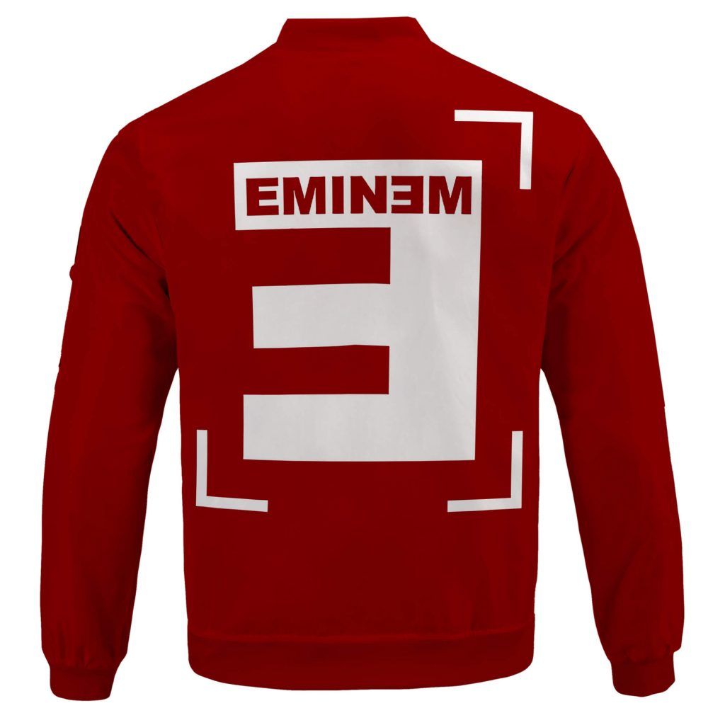 Marshall Mathers Eminem Recovery Album Logo Varsity Jacket - Rappers Merch