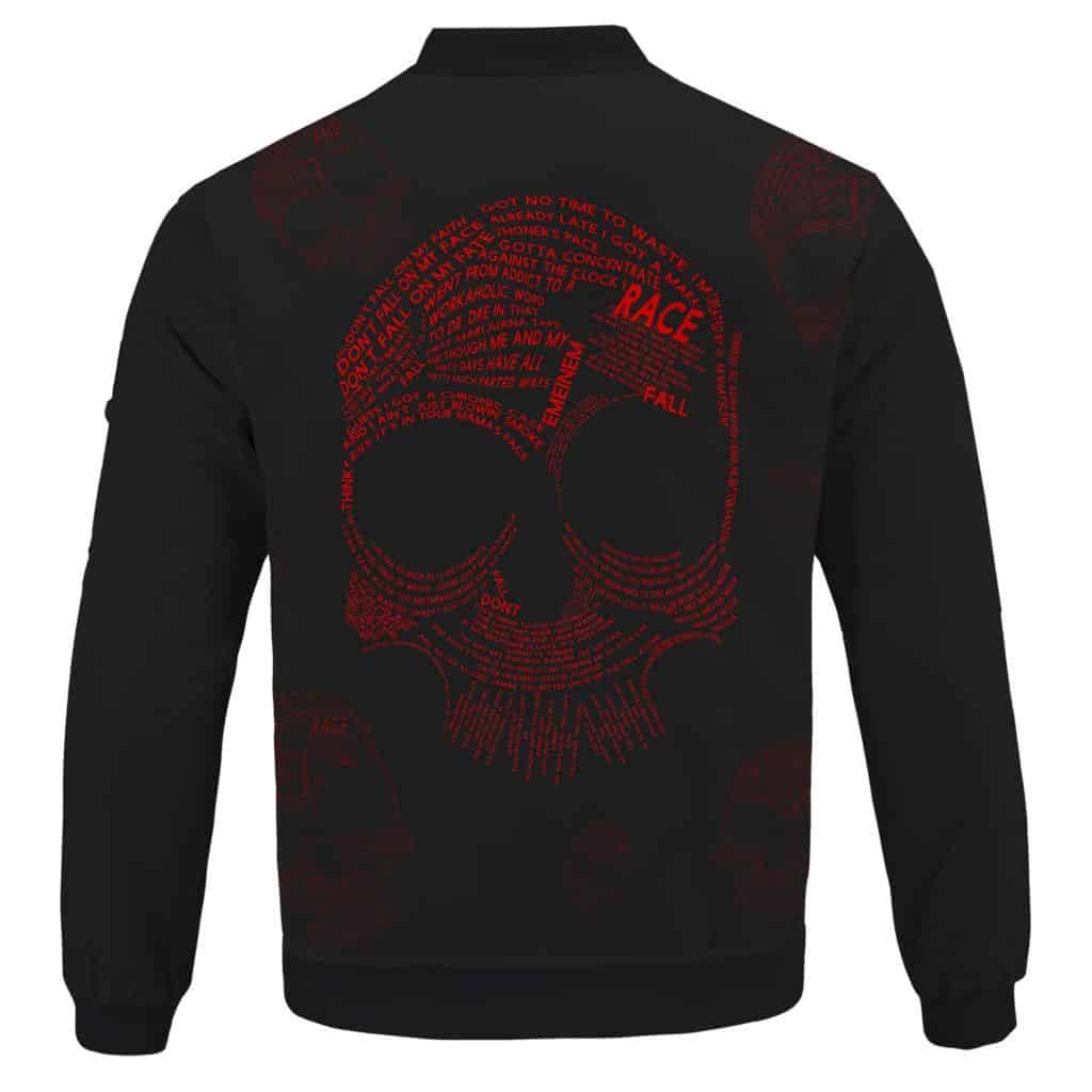 Marshall Mathers Eminem Recovery Album Logo Varsity Jacket - Rappers Merch