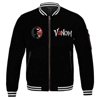 Rap Icon Eminem The Slim Shady Awesome Black Bomber Jacket - Rappers Merch