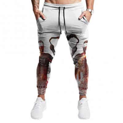 2Pac Shakur Middle Finger Guns And Smoke Epic Joggers