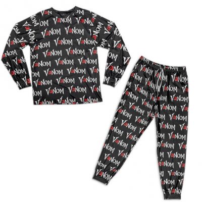 Marshall Mathers Eminem Venom Logo Pattern Dope Pajamas Set