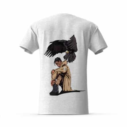 Astronaut Cartoon Travis Scott Black T-Shirt