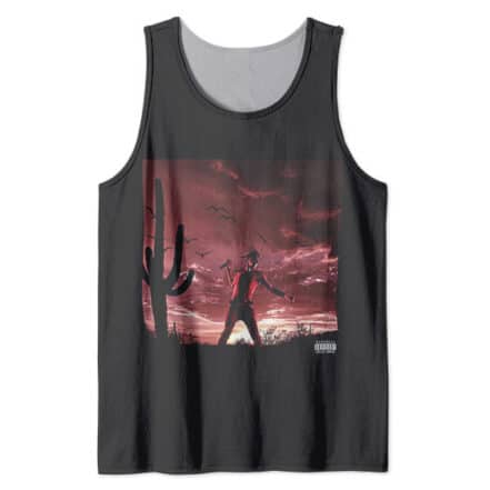 Cactus Jack Travis Scott Red Sunset Tank Shirt
