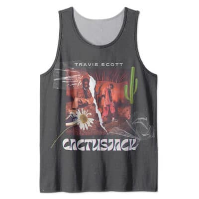 Cactus Jack Travis Scott Retro Photo Art Tank Top