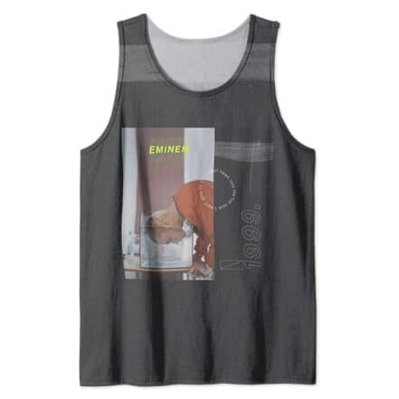 American Rapper Eminem Retro Art Tank Top - Rappers Merch