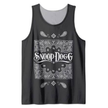 Thug Life Snoop Dogg Crips Blue Bandana Tank Top