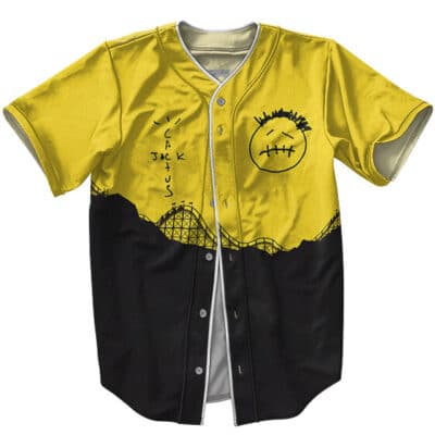 Cactus Jack Astroworld Yellow Baseball Uniform