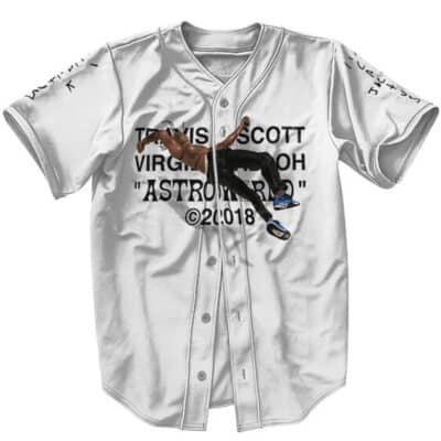 Travis Scott x Nike White Baseball Uniform