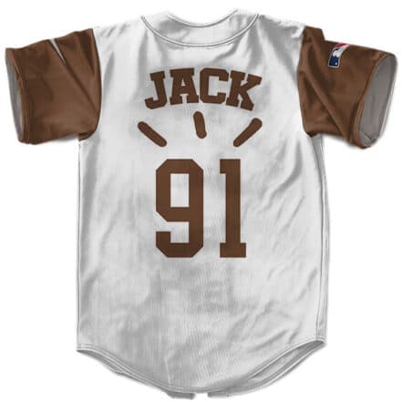 Travis Scott x Nike White Baseball Uniform