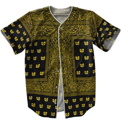 Wu-Tang Clan 36 Minimalist Logo Baseball Shirt