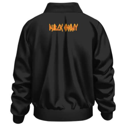 Public Enemy X Def Leppard Pyromania Logo Bomber Jacket