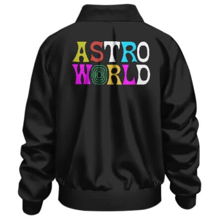 Travis Scott Astroworld Art Pattern Bomber Jacket