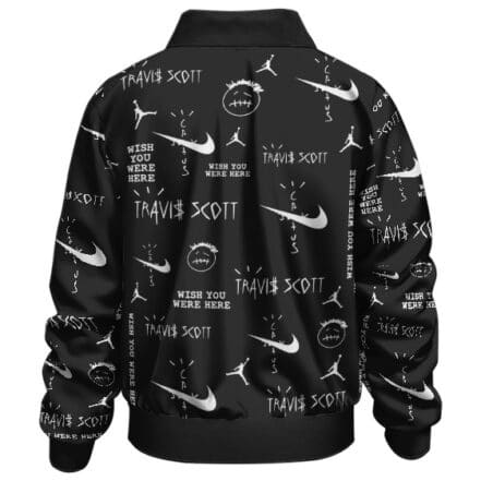 Travis Scott Astroworld Art Pattern Bomber Jacket