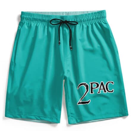 2Pac Film Juice Minimalist Typography Art Men’s Shorts